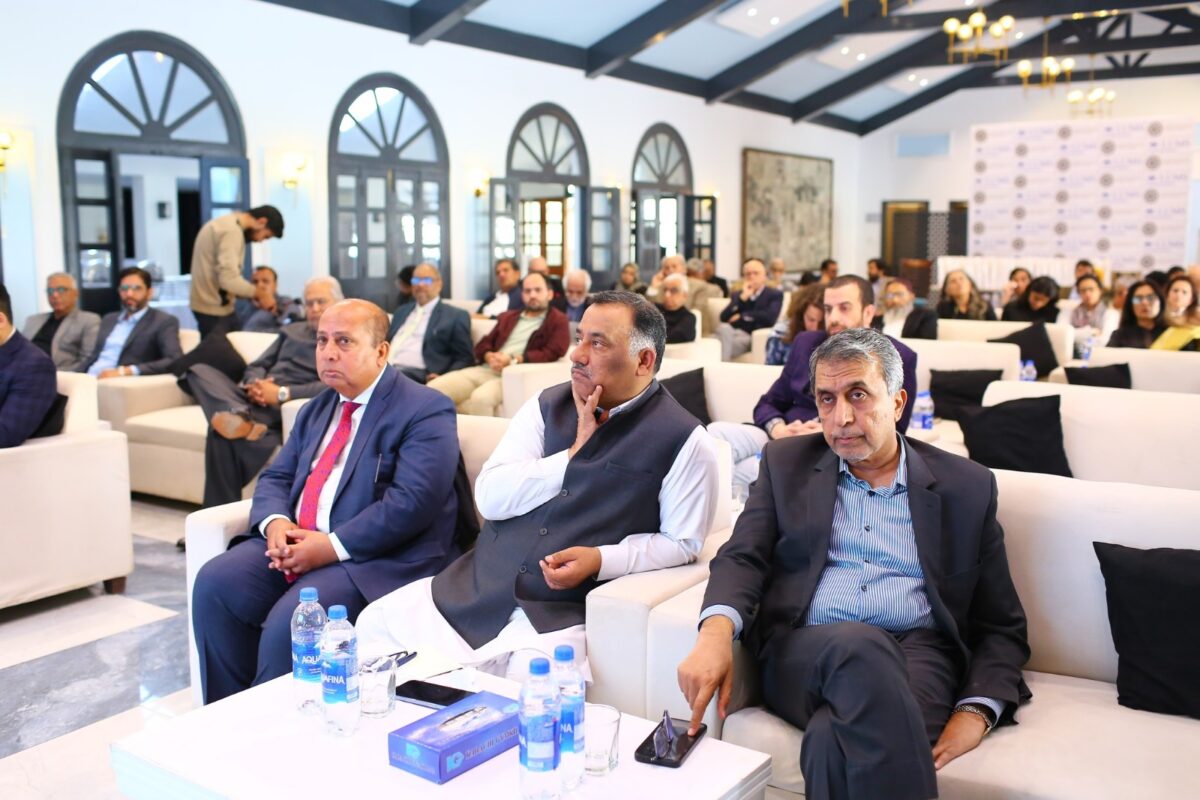 The event included a panel discussion with faculty and students ...